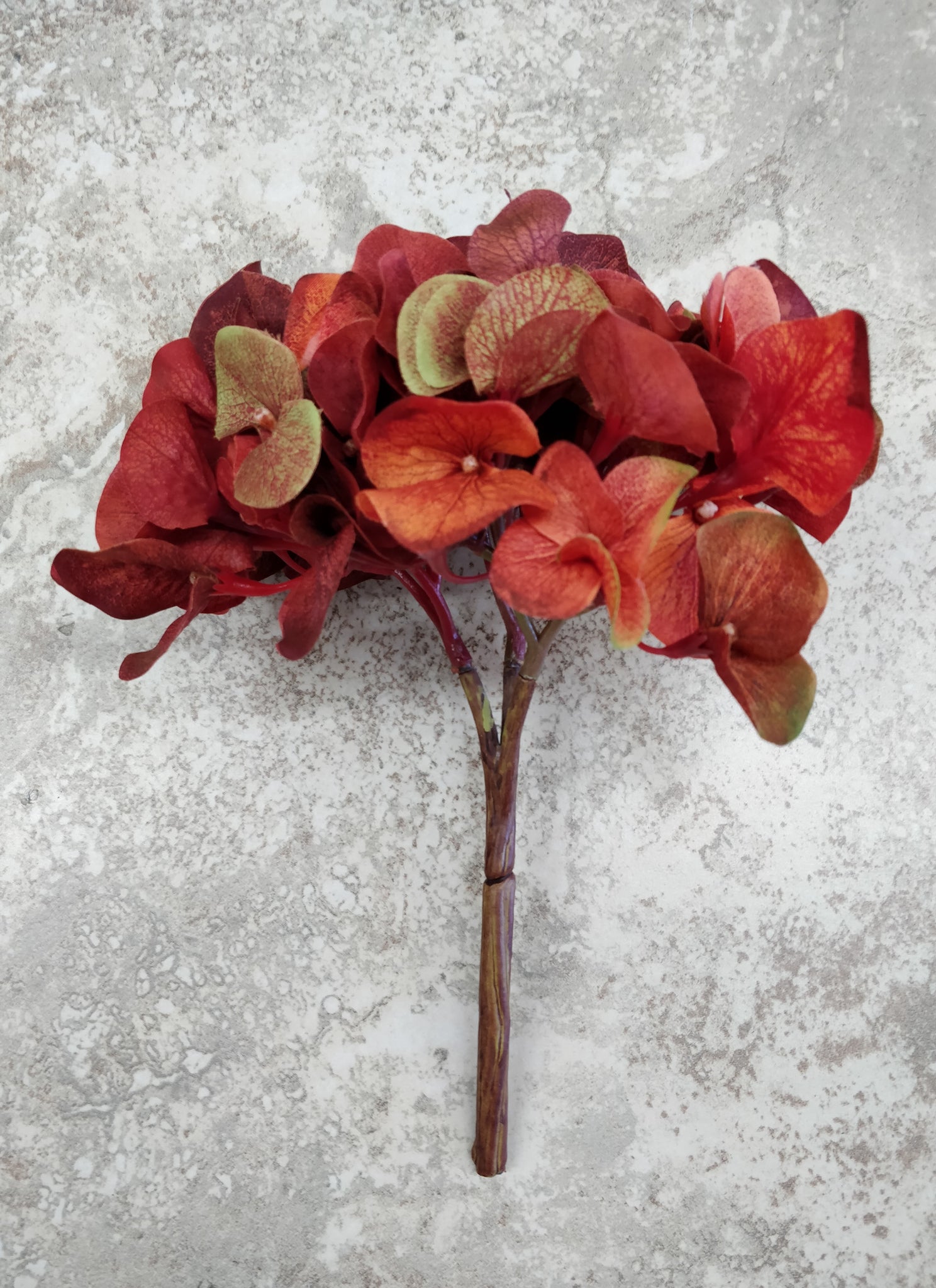 Faux Rust Colored Hydrangea – Gordelly, Unlimited